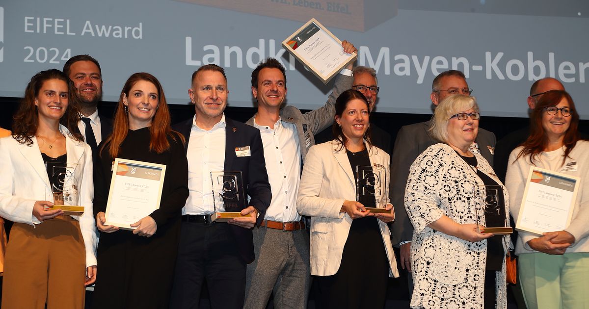 Handwerksbetriebe mit Eifel-Award ausgezeichnet